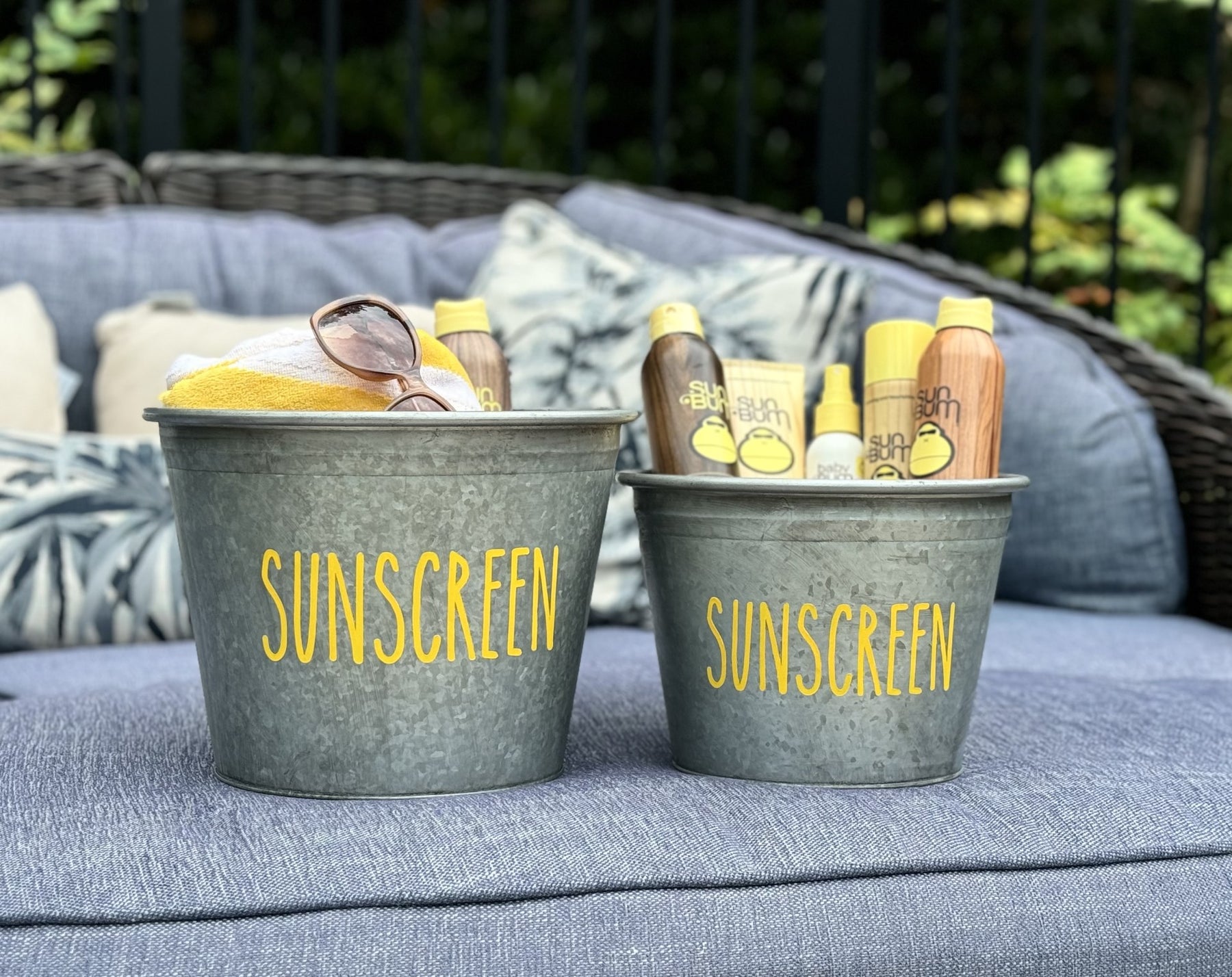 Sunscreen Storage | Sunscreen Bucket | A Southern Bucket - A Southern ...