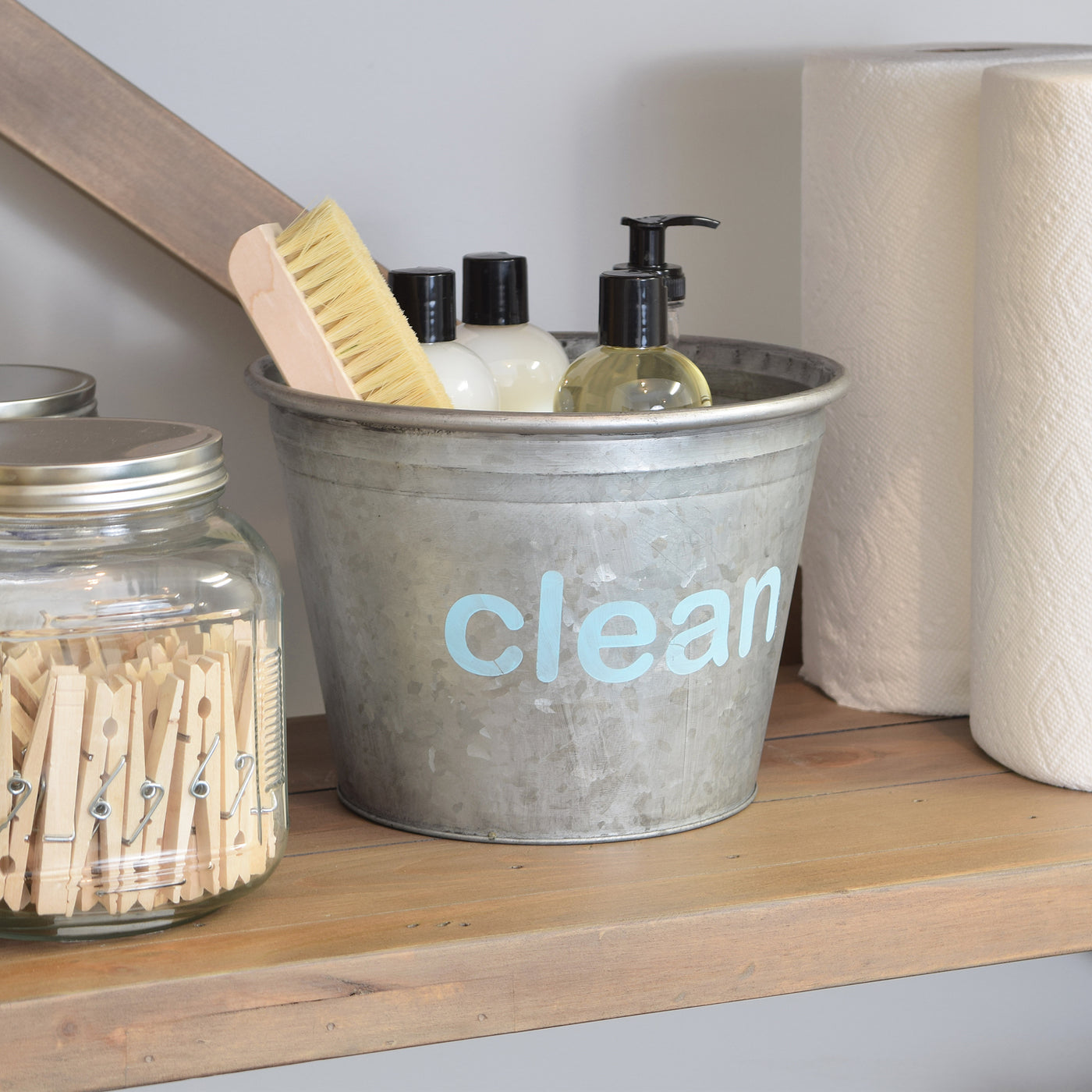 Laundry Modern Farmhouse Storage Decor - A Southern Bucket | Luxury ...