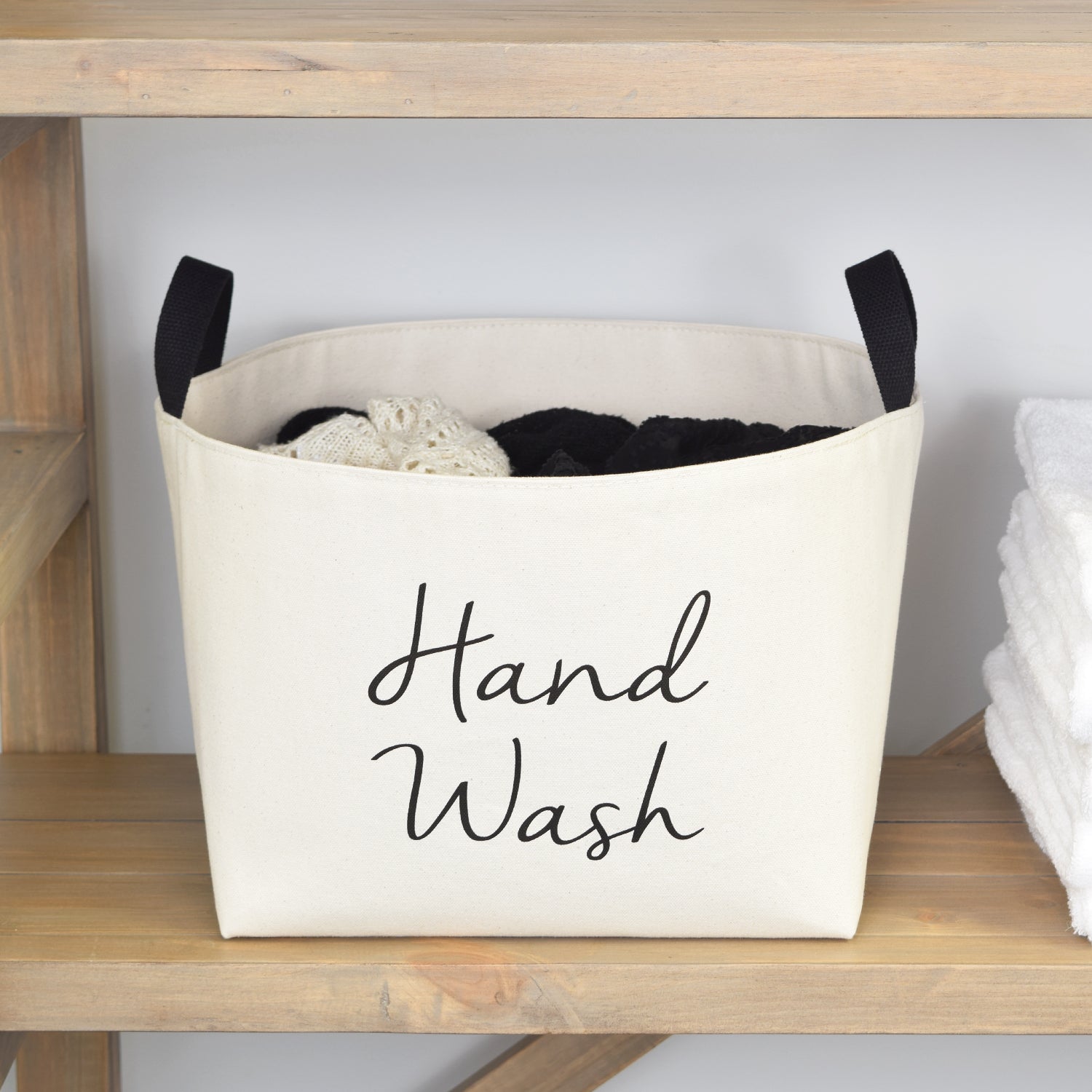 Hand Wash Canvas Bin | Laundry Organization | A Southern Bucket - A ...