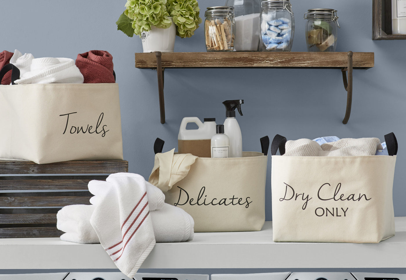 Dry Clean Only Laundry Organization Basket | A Southern Basket - A ...