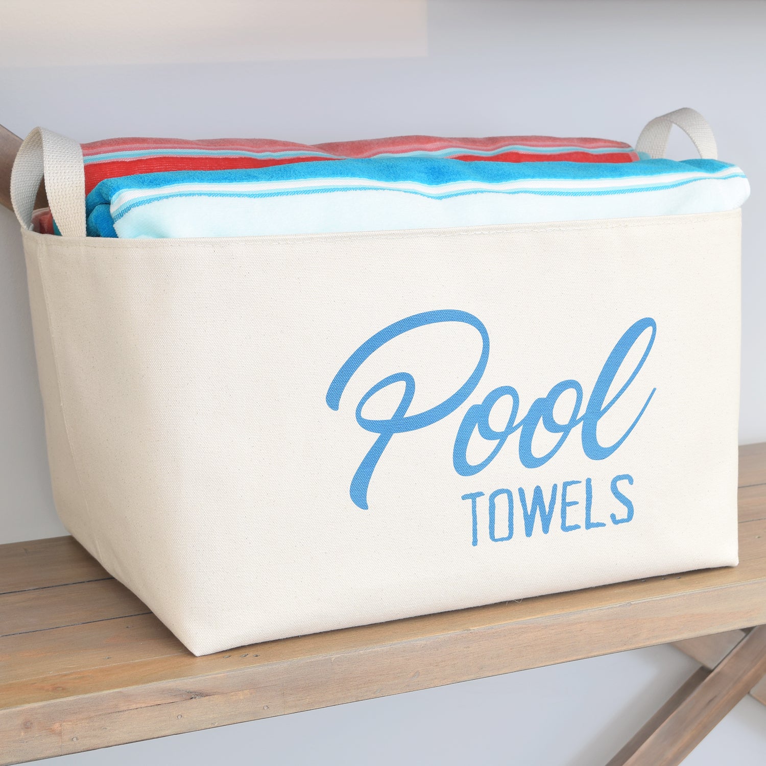 Pool Towels Basket | A Southern Bucket - A Southern Bucket | Luxury ...