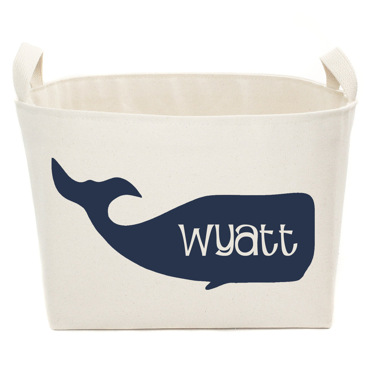 A Southern Bucket Personalized Blue Whale Storage Basket - A Southern ...